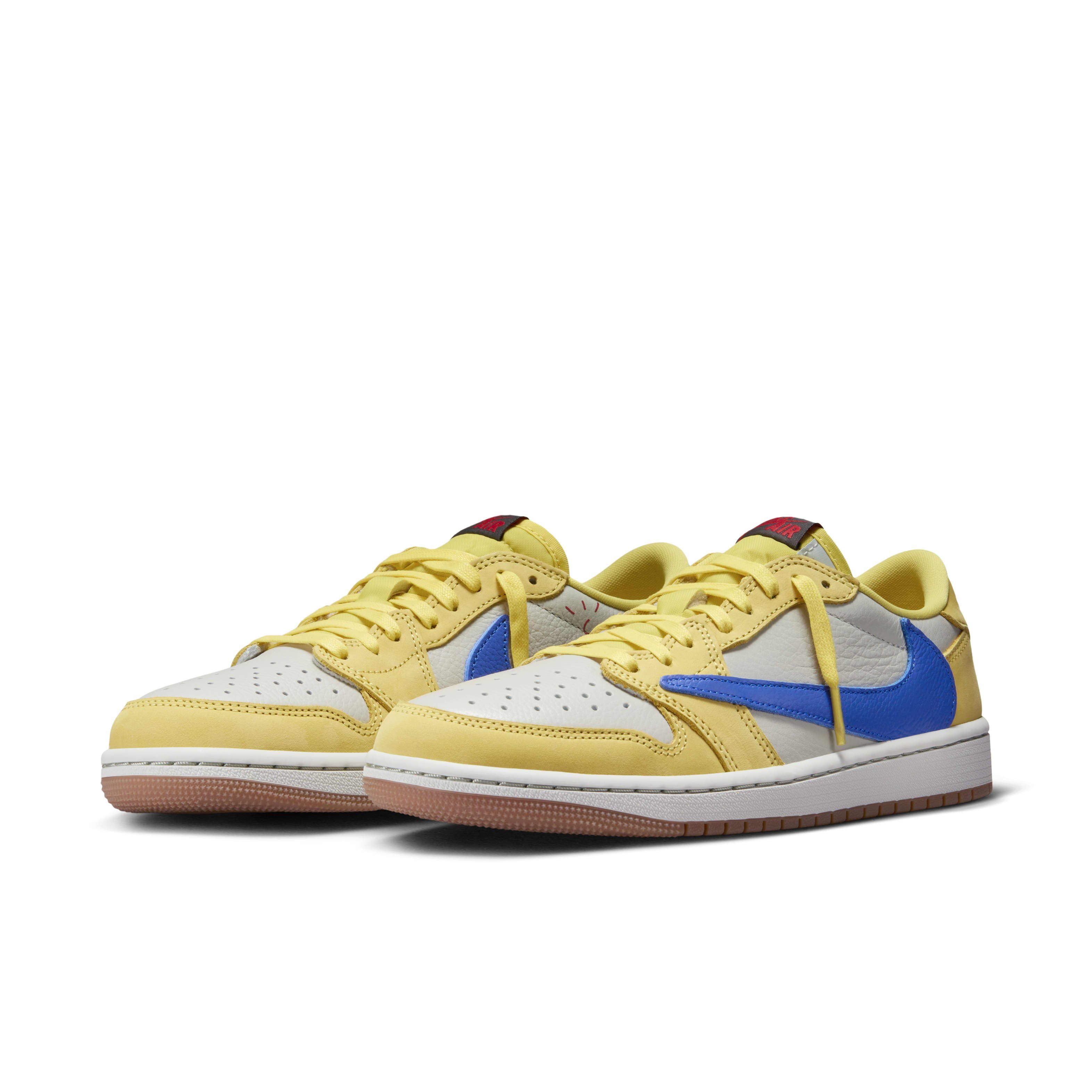 Travis Scott x Air Jordan 1 Low “Canary” Official Images | Sneaktorious