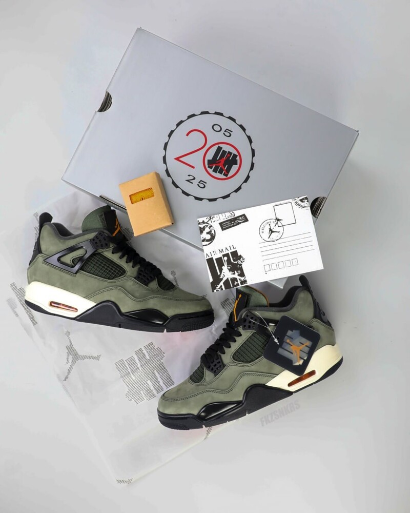 Undefeated x Air Jordan 4 Releases Today August 28th | Sneaktorious