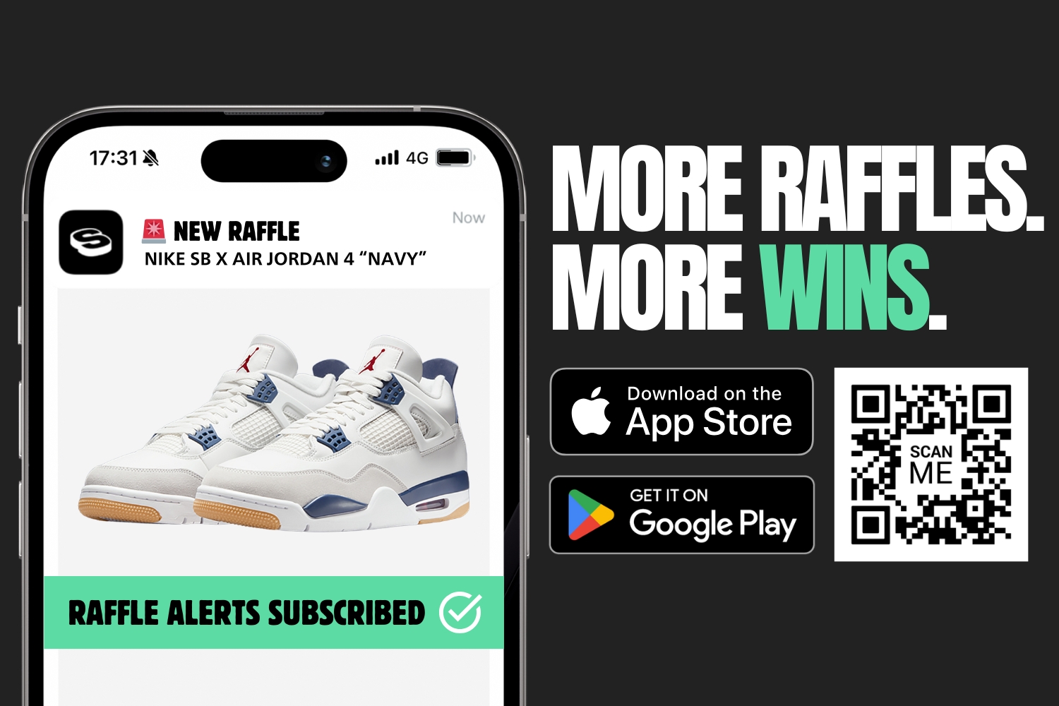 Nike SB x Air Jordan 4 “Navy” | Raffle List