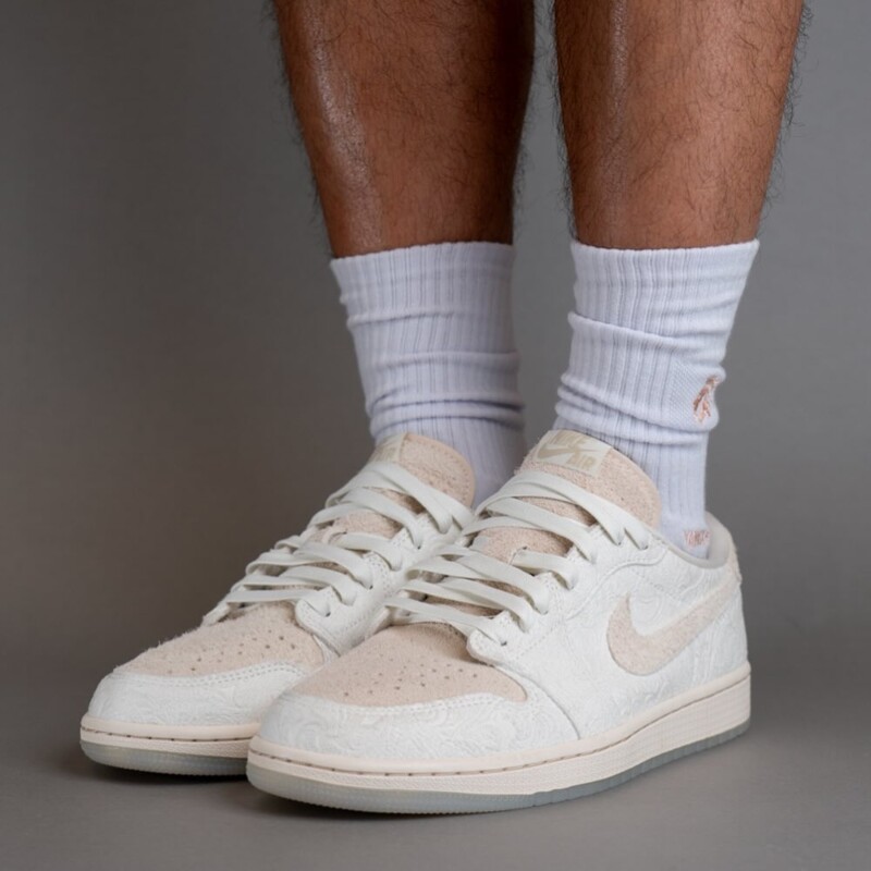 Chris Paul x Air Jordan 1 Low "Give Them Flowers" | On-Foot Look ...