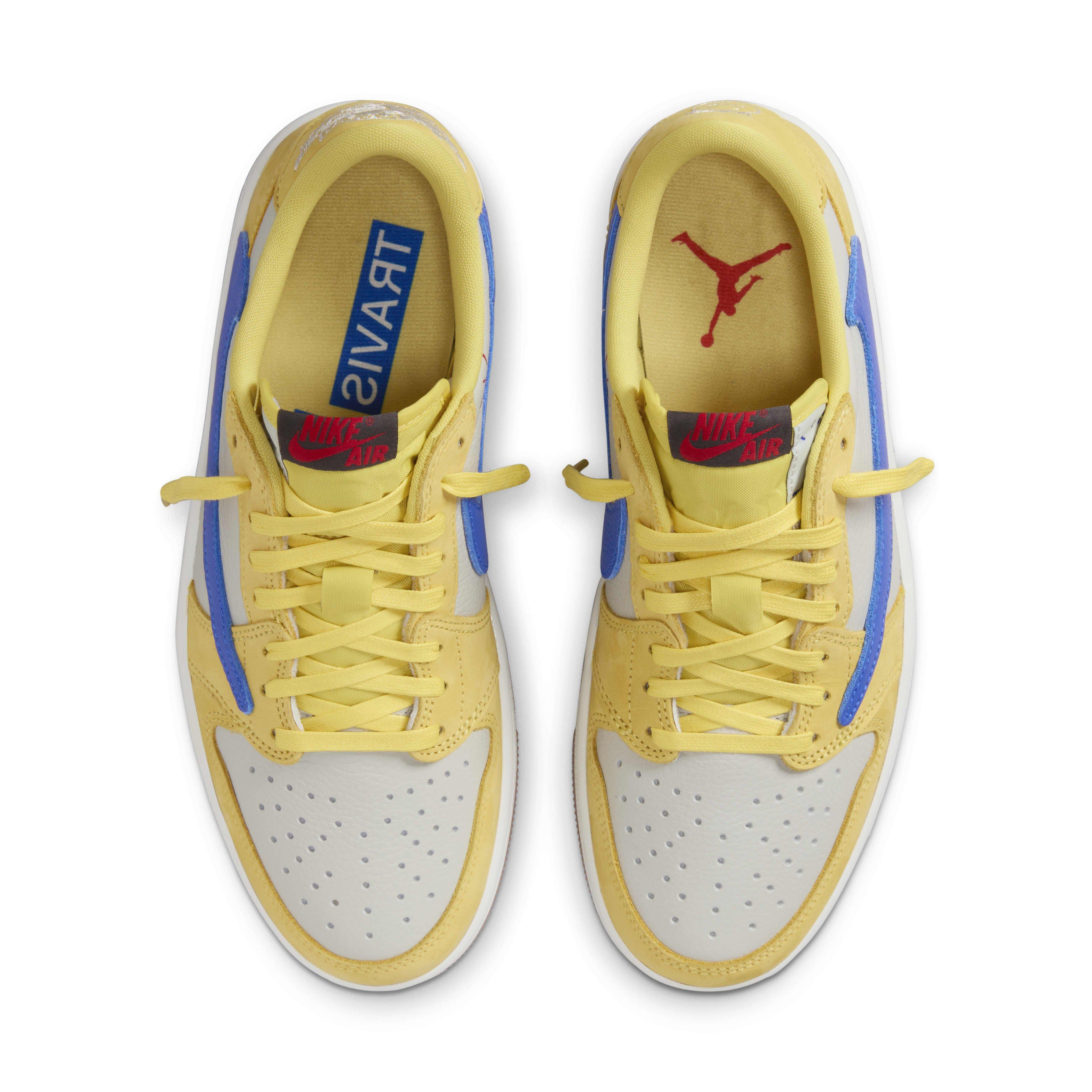 Travis Scott x Air Jordan 1 Low “Canary” Official Images | Sneaktorious