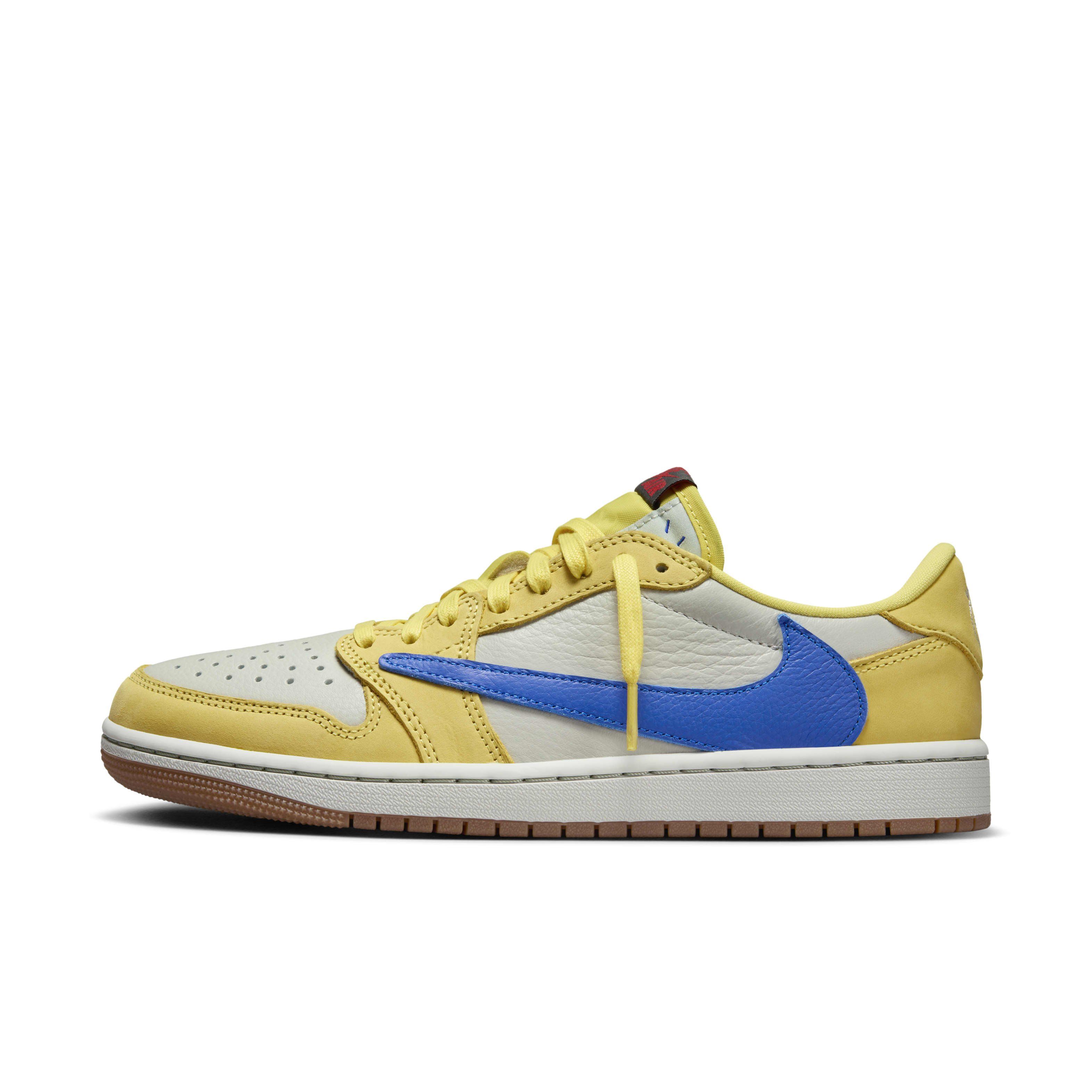 Travis Scott x Air Jordan 1 Low “Canary” Official Images | Sneaktorious