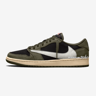 Travis Scott x Air Jordan 1 Low "Black Olive" | Raffle List