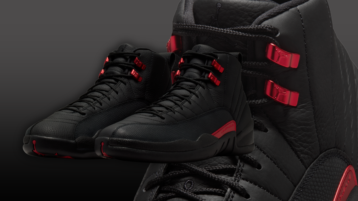 Air Jordan 12 Bloodline Black Varsity Red CT8013-003