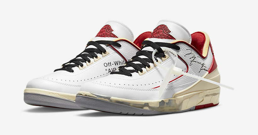 Off-White x Nike Air Jordan 2 Low “White Red” - Official Images ...